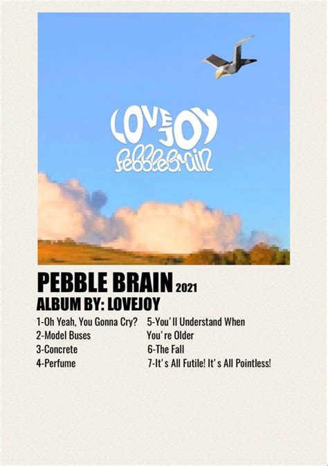 Lovejoy Pebble Brain Music Poster Music Poster Poster Album