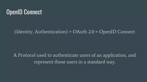 oauth 2 0 and openid connect ppt