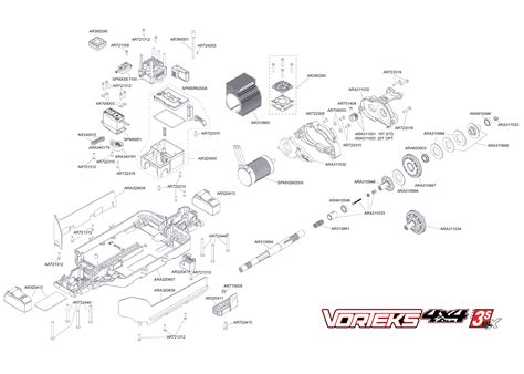 Arrma Vorteks Exploded View