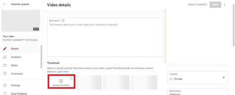 How To Add A Thumbnail To The Youtube Video
