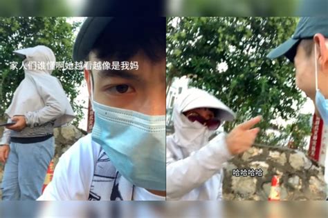 儿子放假等妈妈来接，发现身后阿姨特像妈妈不敢认，结果意想不到