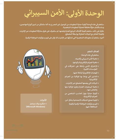 مقدمة في الأمن السيبراني المهارات الرقمية ثالث متوسط المنهج السعودي
