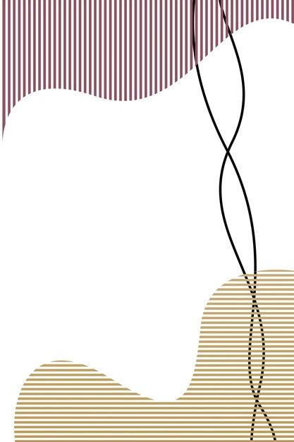 Premium Vector Abstract Bohemian Wall Art Decoration Poster