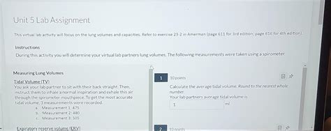Solved Unit Lab Assignment This Virtual Lab Activity Will Chegg