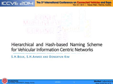 hierarchical and hash based naming scheme for vehicular information