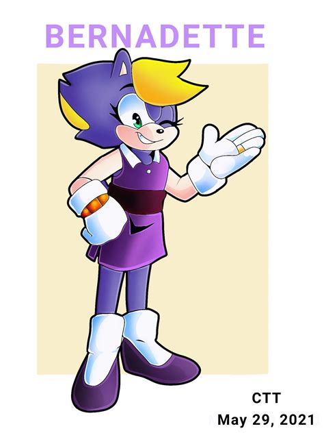 Bernadette The Hedgehog Sonic The Hedgehog Amino