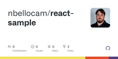 Github Nbellocam React Sample