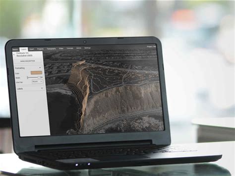 Contour Map Generator Create From Built In US Elevation Data Equator