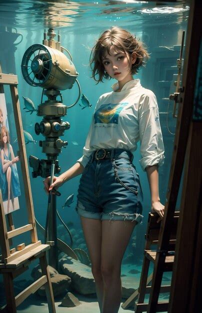 Premium Photo Beautiful Girl Living In The Underwater World Sexy Girl