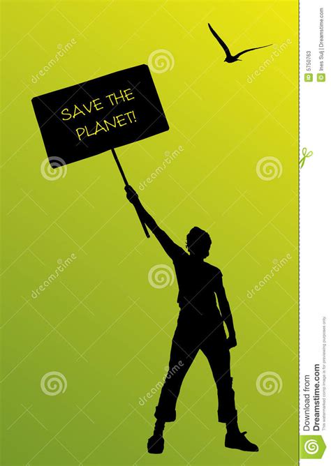 Save The Planet Vector Illust Stock Vector Illustration Of Ecology
