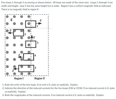 solved five loops 1 through 5 as moving as shown below all
