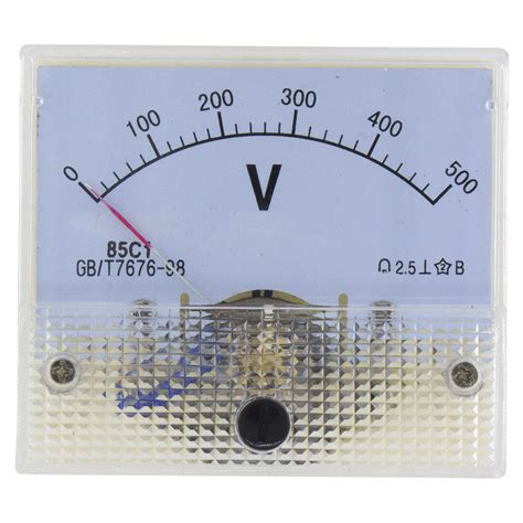 85c1 V Dc Pointer Voltmeter Voltage Meter 5v50v100v250v 85c1 Series Analog Volt Meter 6456