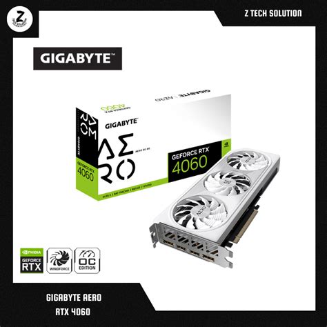 Gigabyte Geforce Rtx 4060 Aero Oc 8gb Gddr6 128bit Graphic Card Gv