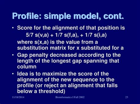 ppt multiple alignment feng doolittle algorithm powerpoint