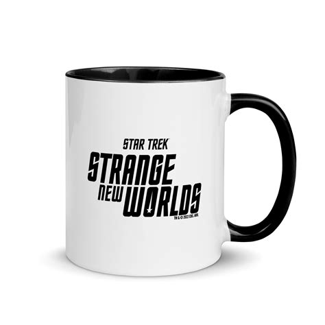 Star Trek Strange New Worlds Logo Taza Bicolor Paramount Shop