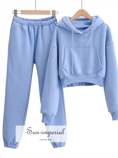 Sun Imperial Women Grey Cropped Drop Shoulder Kangaroo Pocket Fleece