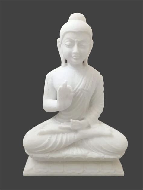 White Marble Buddha Statue At ₹ 25000piece White Marble Buddha