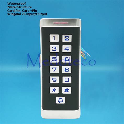 125khz Rfid Metal Access Control Keypad With IP68 Waterproof