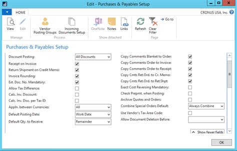Microsoft Dynamics Nav простыми словами Purchases And Payables Setup