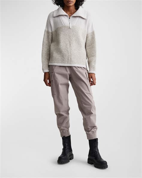 Varley Willard Half Zip Sweater Neiman Marcus