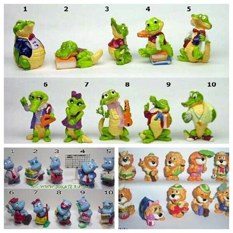 Kinder Egg Hippopotamus Crocodile Lion Kinder Surprise Kinder