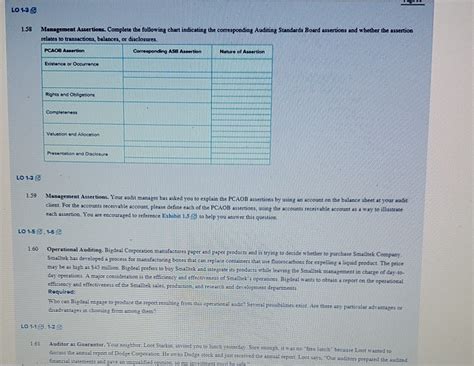 Lo 1 39 1 58 Management Assertions Complete The