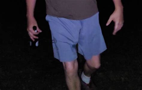 Drunk Guy With Grey Shorts Bulge Accused Of Annihilating A Flower