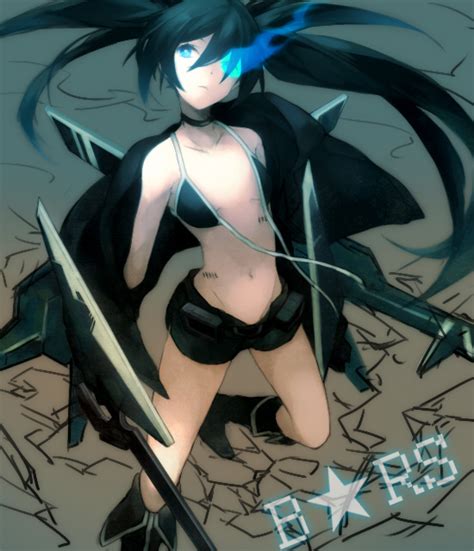 Black Rock Shooter And Stella Black Rock Shooter And 1 More Drawn By