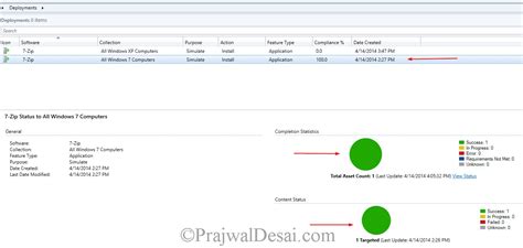 how to simulate an application deployment in sccm 2012 r2 snap6