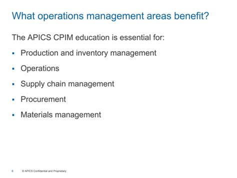 APICS CPIM Demo PPTX Business Utilities Business