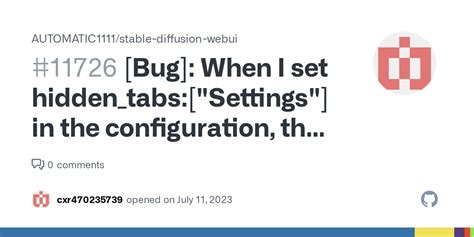 Bug When I Set Hiddentabs Settings In The Configuration The Reload Ui Of The Footer