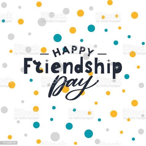 우정의 날 2022 년을 축하하기위한 텍스트와 요소가 포함 된 우정의 날 벡터 일러스트 레이 션 0명에 대한 스톡 벡터 아트 및 기타 이미지 Istock