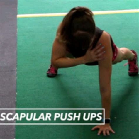 Single Arm Scapular Pushups by 𝔻𝕖𝕤𝕖𝕣𝕥 𝔽𝕠𝕩 Exercise How to Skimble