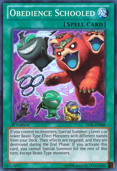 Obedience Schooled Yu Gi Oh
