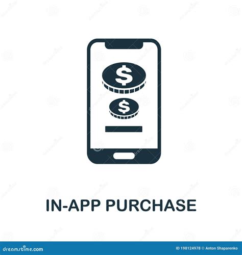 In App Purchase Icon Simple Element From App Development Collection