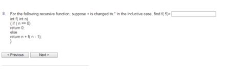 Solved Function Consider The Following Functi Void Test Chegg
