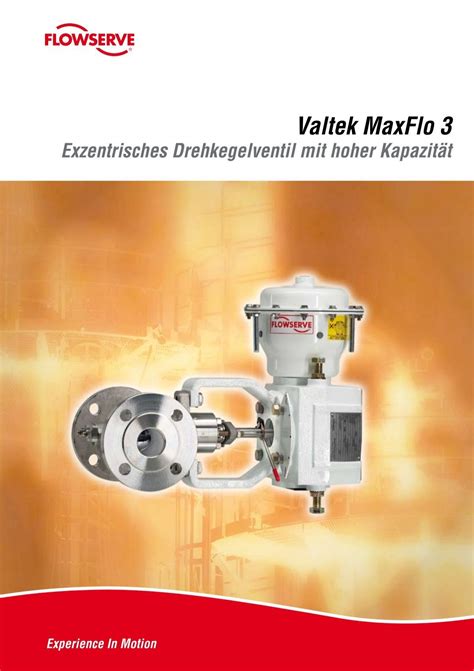 Valtek Maxflo 3 Regelventile Flowserve Corporation