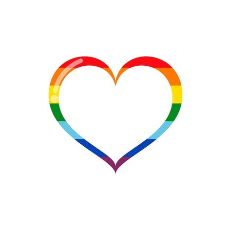 Premium Vector Lgbtq Hearts Free Vector