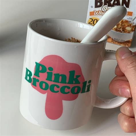 컬로서리 핑크 브로콜리 머그컵 11oz 감도 깊은 취향 셀렉트샵 29cm