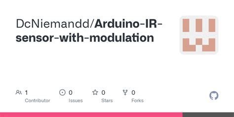 GitHub DcNiemandd Arduino IR Sensor With Modulation