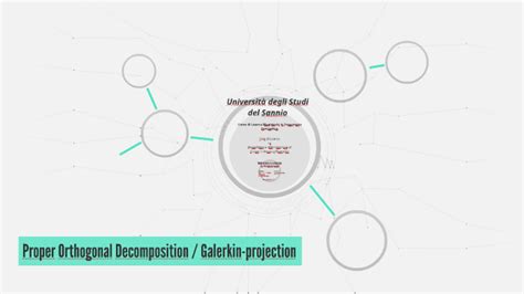 Proper Orthogonal Decomposition Galerkin Projection By Gianmarco