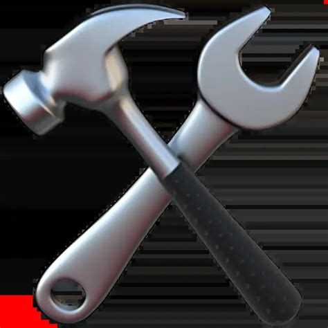 Смайлик Молоток и гаечный ключ 🛠 - скопировать эмодзи, узнать значение ...