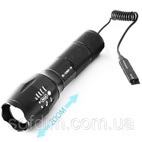 Ліхтар Підствольный Police Q1831-T6, ( Выносна Кнопка, ЗУ 220V, 1x18650 ...
