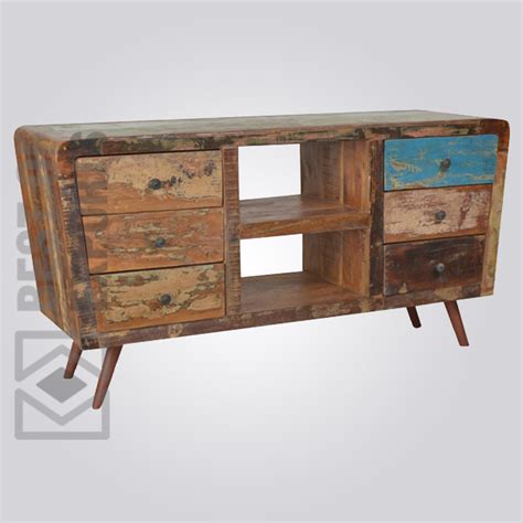 Reclaimed Wood Multi Drawer Sideboard Best Of Exports