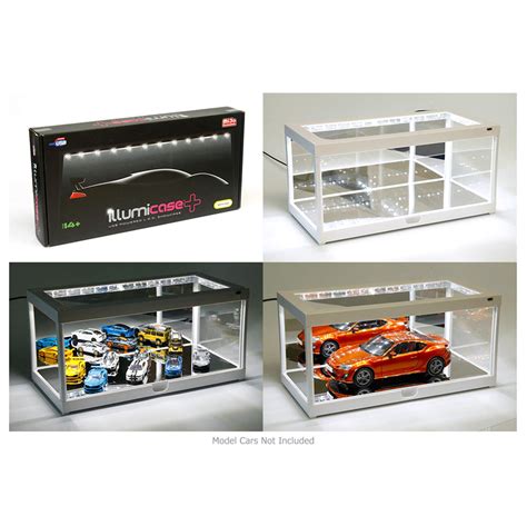 Illumicase Usb Powered Led Showcase Display Case In White Diecast Happy