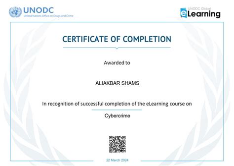 learn cybercrime with unodc elearning aliakbar shams posted on the