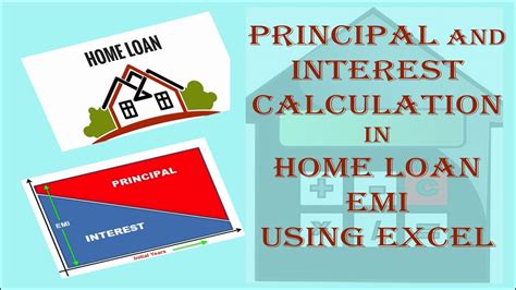 Principal And Interest Calculation Of Home Loan Emi Using Financial