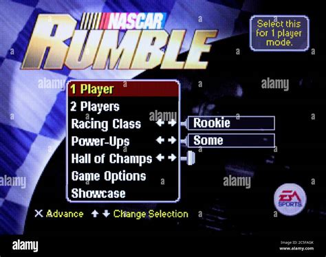 Nascar Rumble Sony Playstation 1 Ps1 Psx Editorial Use Only Stock