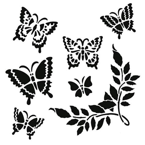 Creative Expressions Graceful Butterflies 7 In X 7 In Stencil Michaels