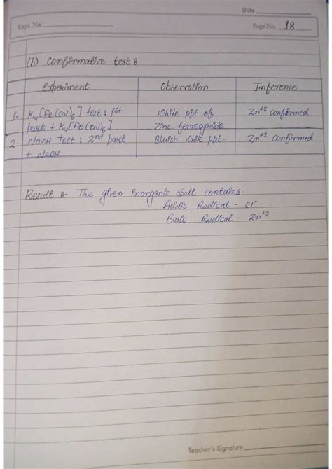 Chemistry Practical File Class 12 Pdf